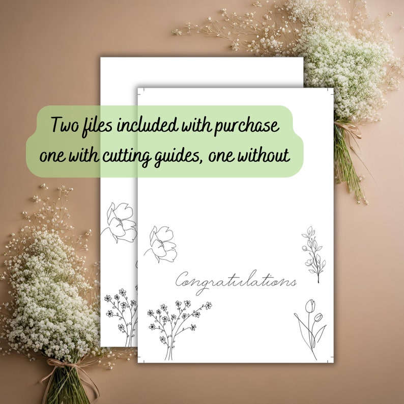 Printable Congratulations Card, Congrats, Black & White, Simple ...