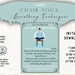 Chair Yoga Breathing Techniques Cards | Pranayama | Yoga Pose | Desk ...
