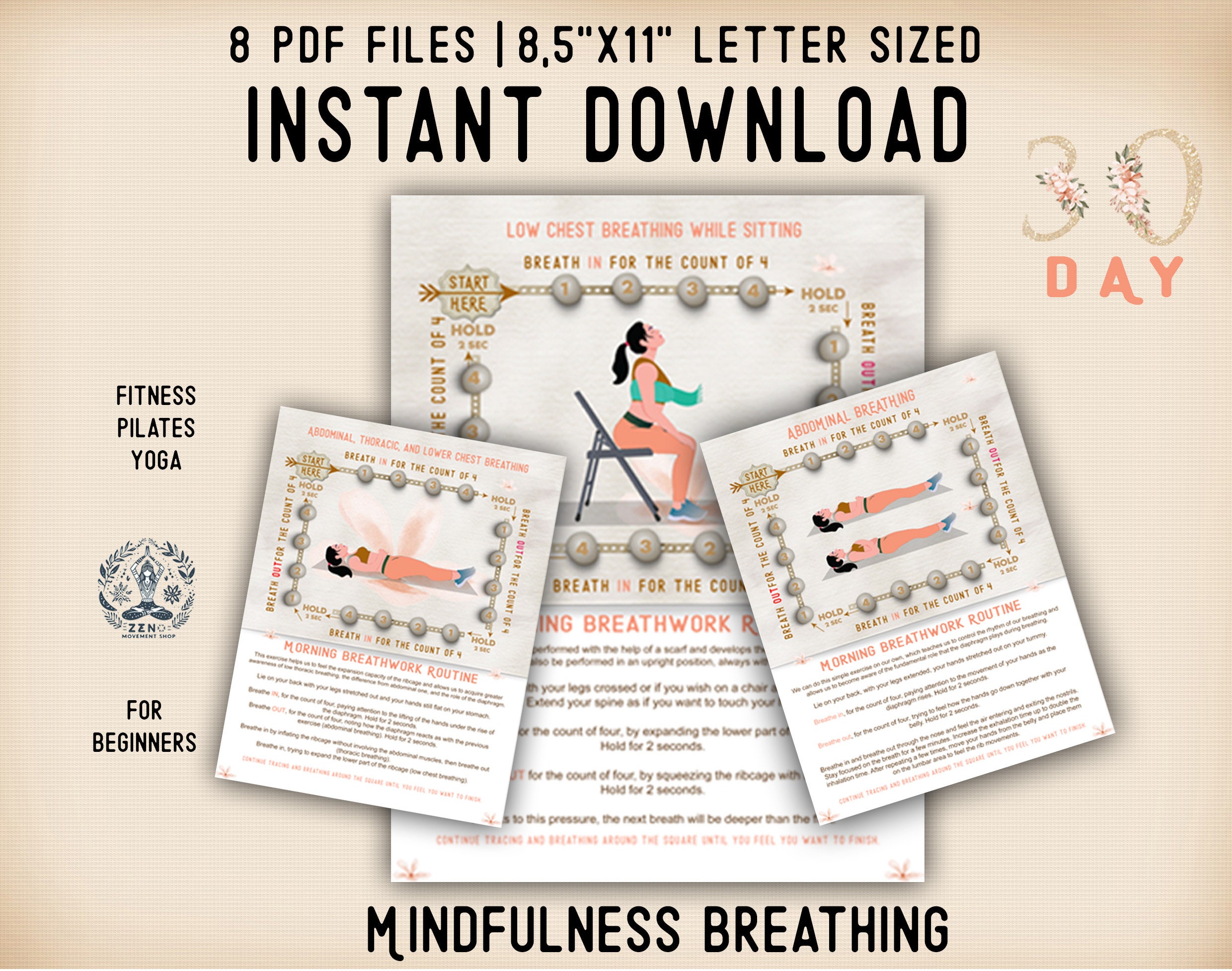Chair Yoga ADVANCED LEVEL | Back, Legs and Hips | 30-day Challenge ...
