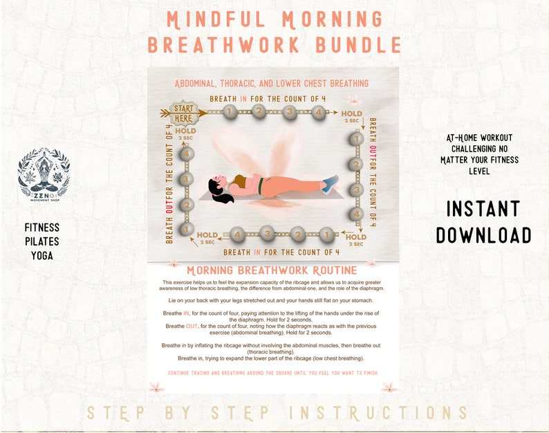 BUNDLE 30 Day Wall Exercise Printable Intermediate | Wall Pilates ...