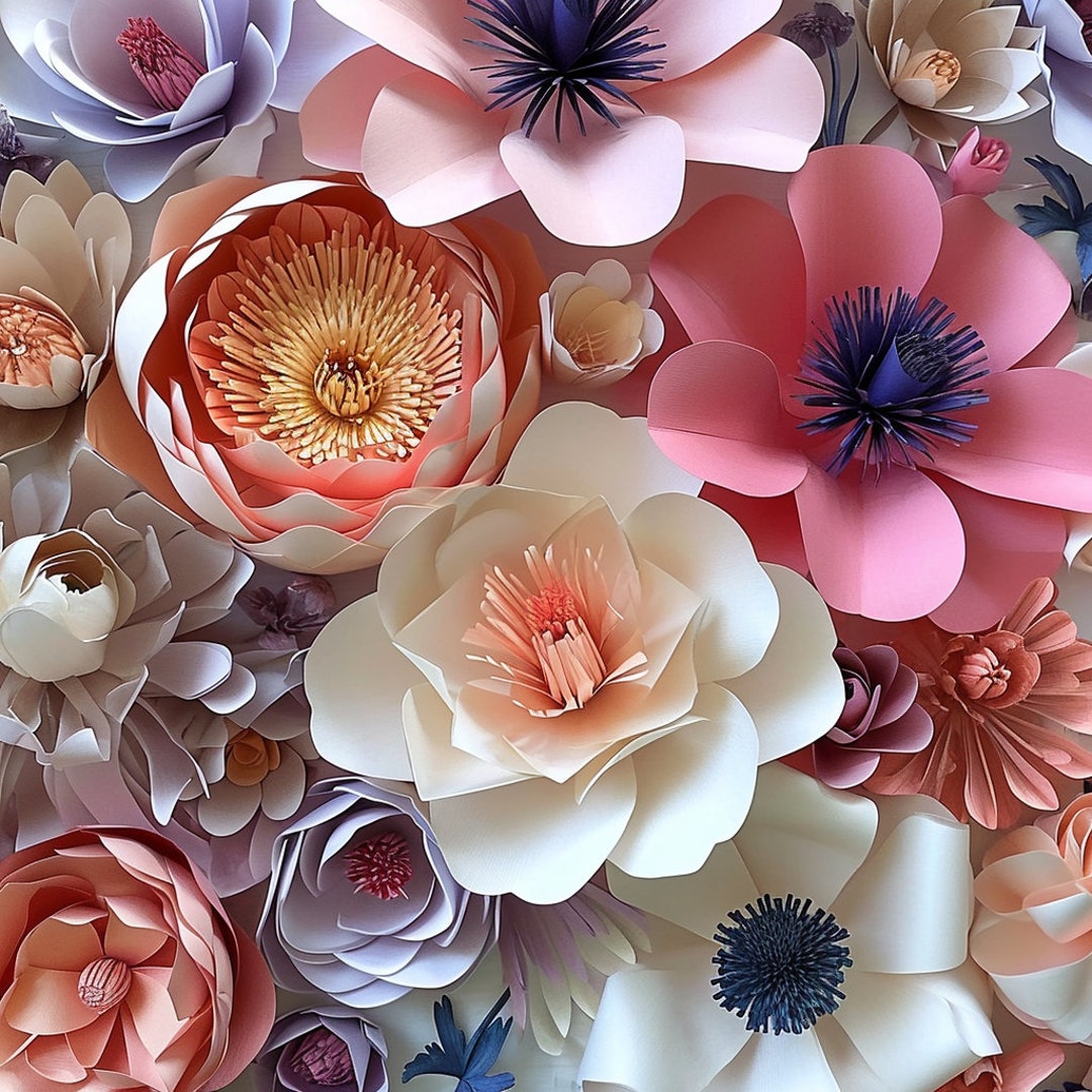 Creating Handmade Paper Flowers for Decor - Etsy