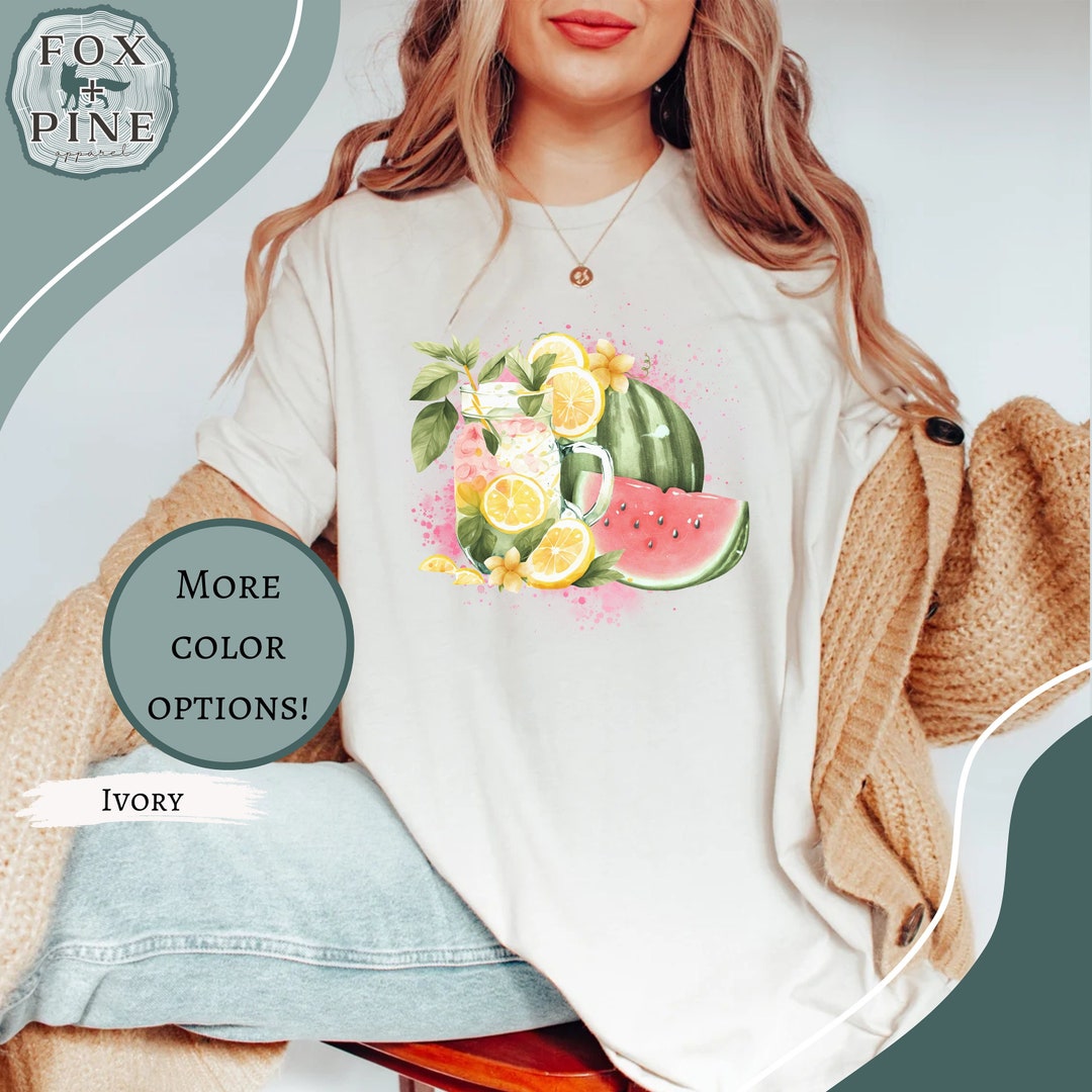 Watermelon Lemonade COMFORT COLORS TEE, Watermelon Shirt, Hello Summer ...