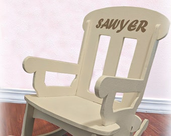 Personalized Children's Rocking Chair - Etsy