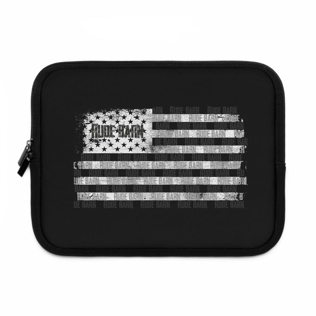 Rude Barn Flag Laptop Sleeve - Etsy