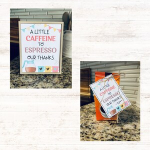 Thank You Breakfast Gift Tags and Signs - Etsy