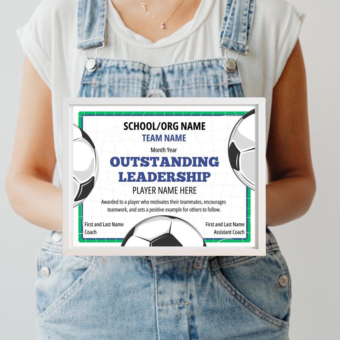 Editable Soccer Award Certificates: Team Party Canva Templates (25 ...
