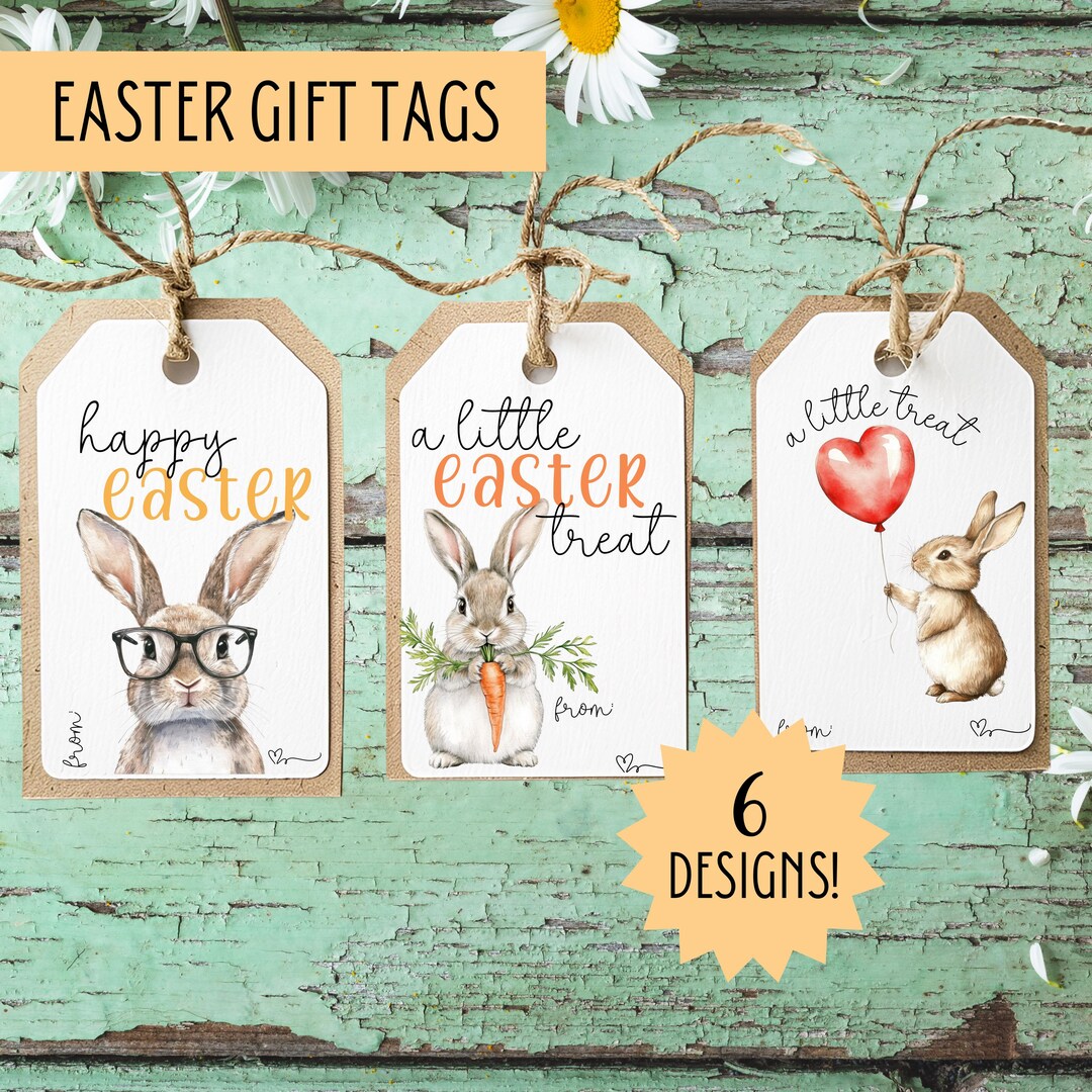 Easter Printable Gift Tags, Easter Class Gift or Teacher Gift, Share an ...