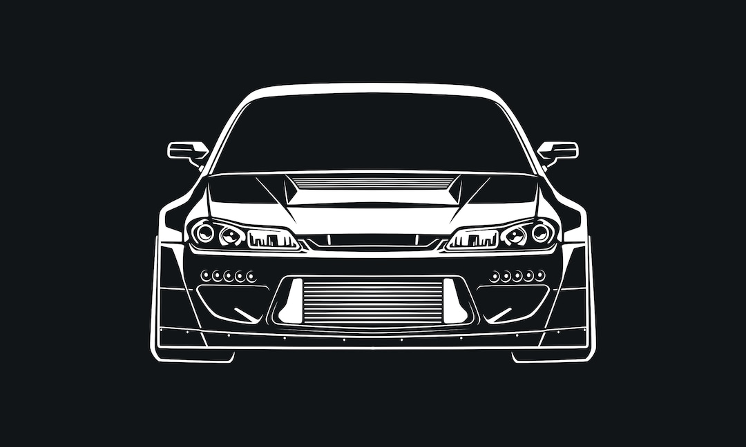 Silvia S15 Silhouette Vector Graphic Clipart for Cricut Png Pdf Svg - Etsy