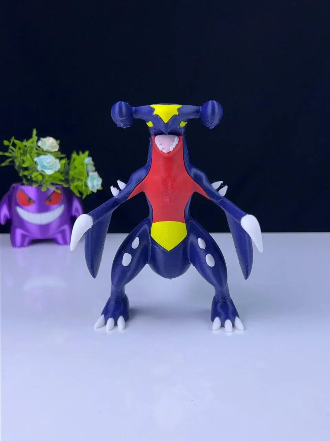 Garchomp pokémon 3D Printed Model-fullycolor - Etsy