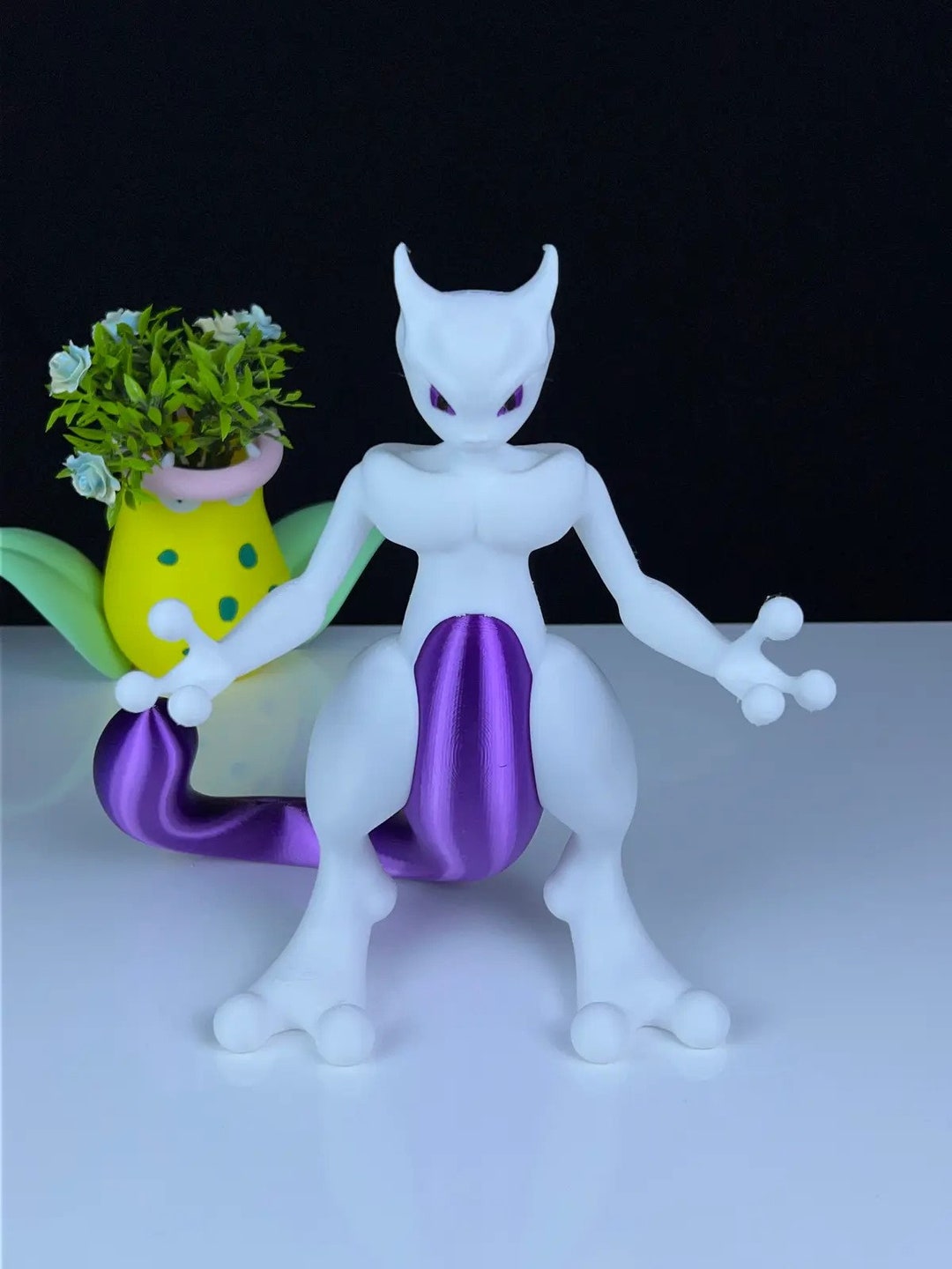 Mewtwo pokémon 3D Printed Model-fullycolor - Etsy