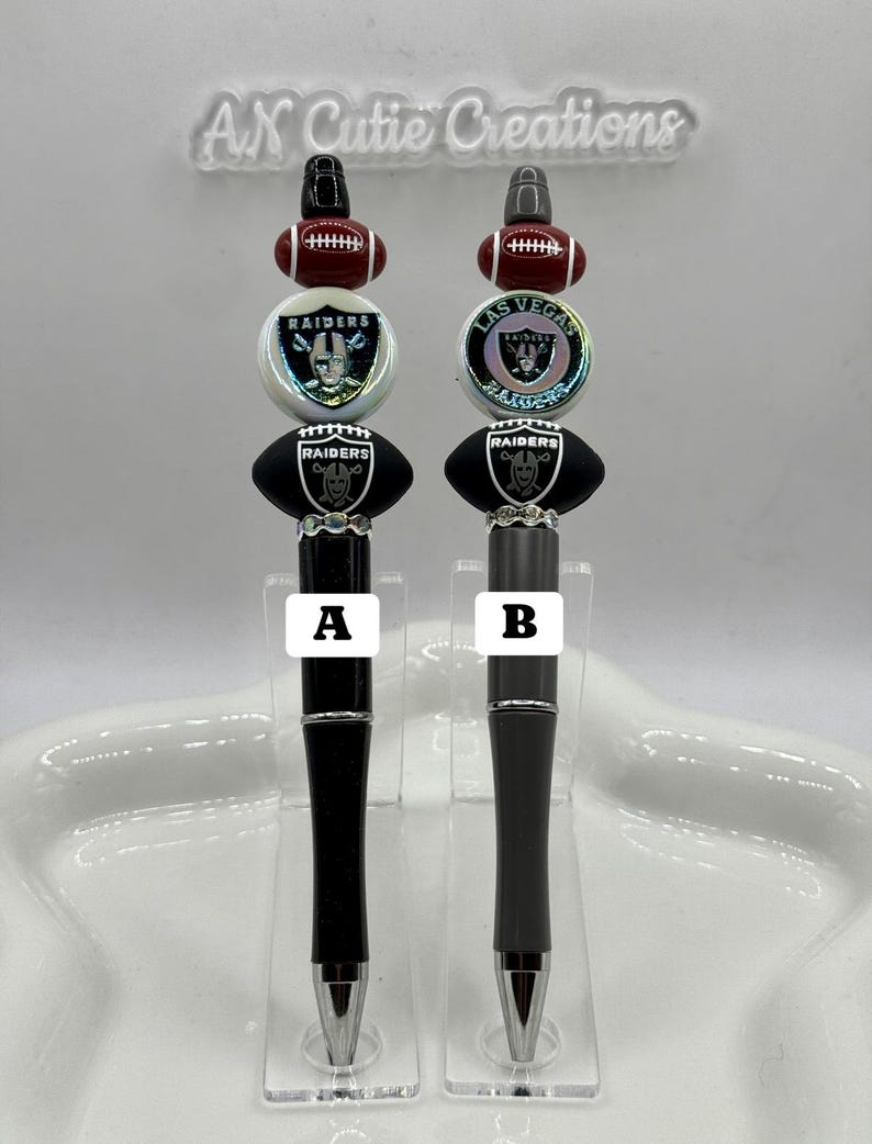 Football Teams Custom Beaded Pens. - Etsy