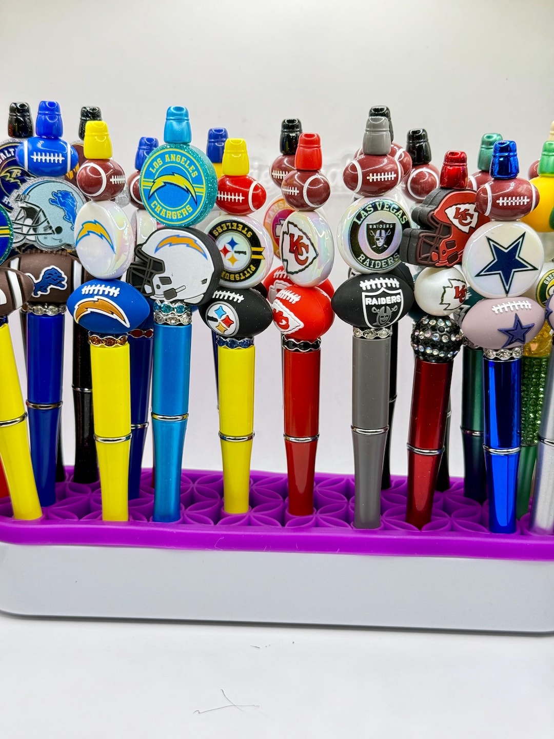 Football Teams Custom Beaded Pens. - Etsy