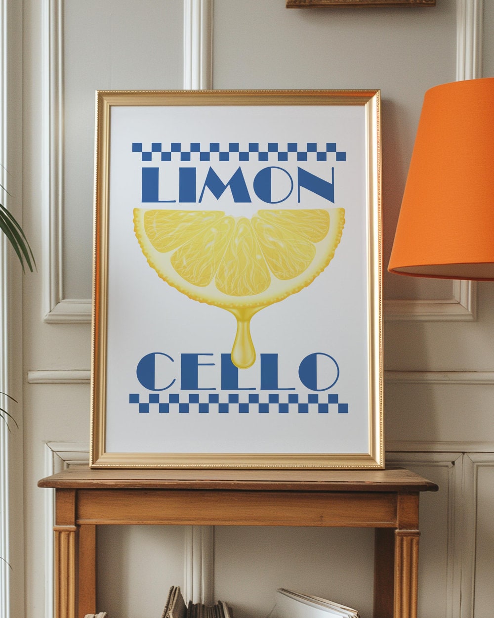 Limoncello Print Retro Italian Poster Cocktail Bar Cart Wall Art ...