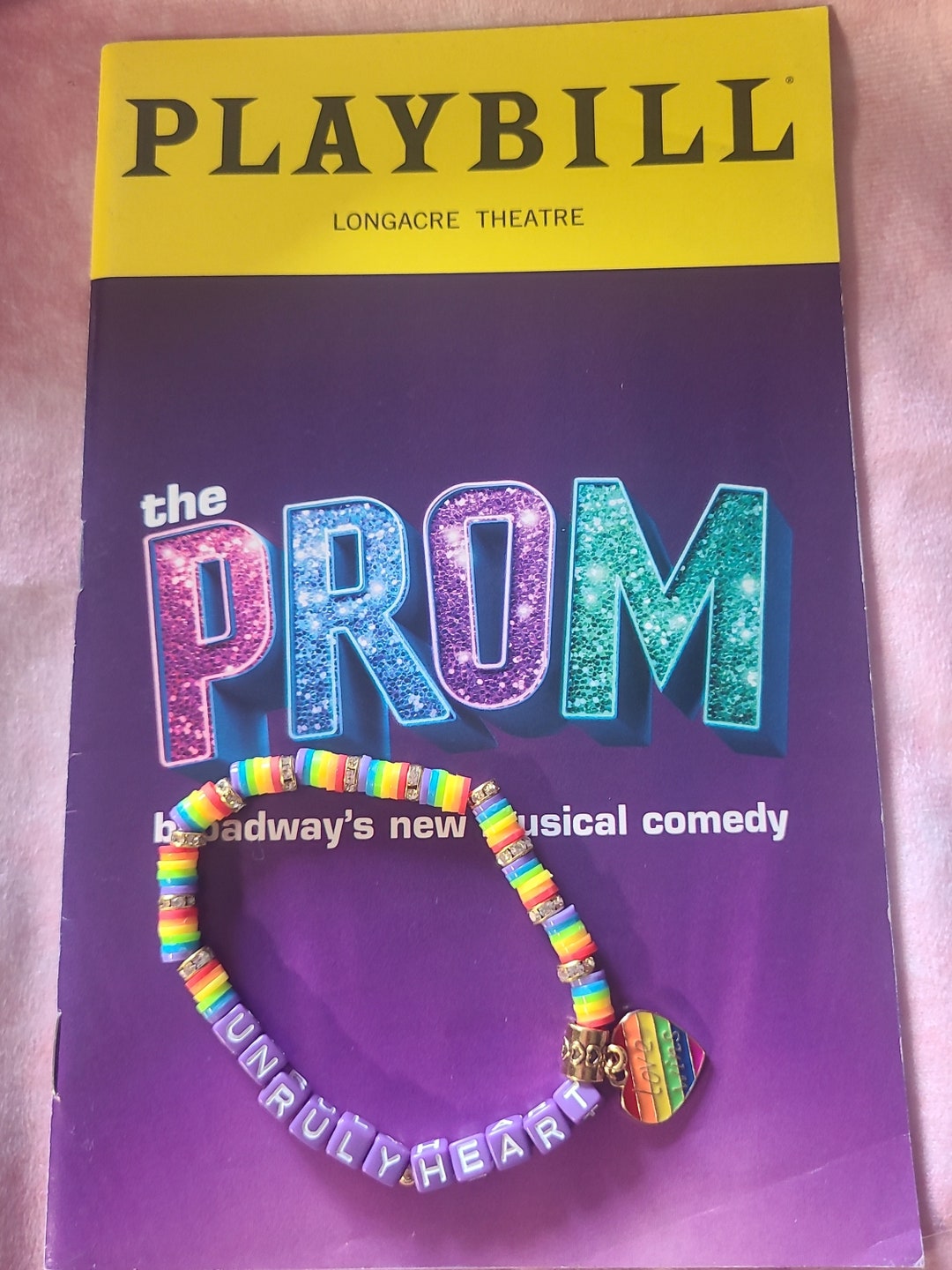 The Prom Playbill and Memory Bracelet - Etsy