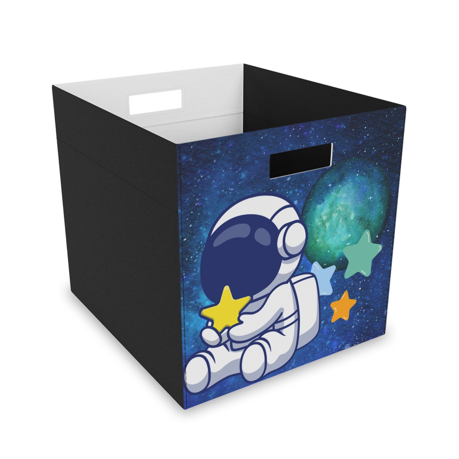 Space Astronaut Uncovered Folding Storage Box, Sundries Box, Toy ...