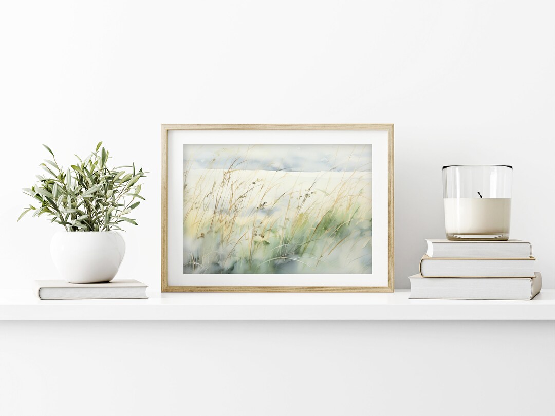 Seagrass Shores: Coastal Watercolor Escape, Textured Watercolor Paper ...