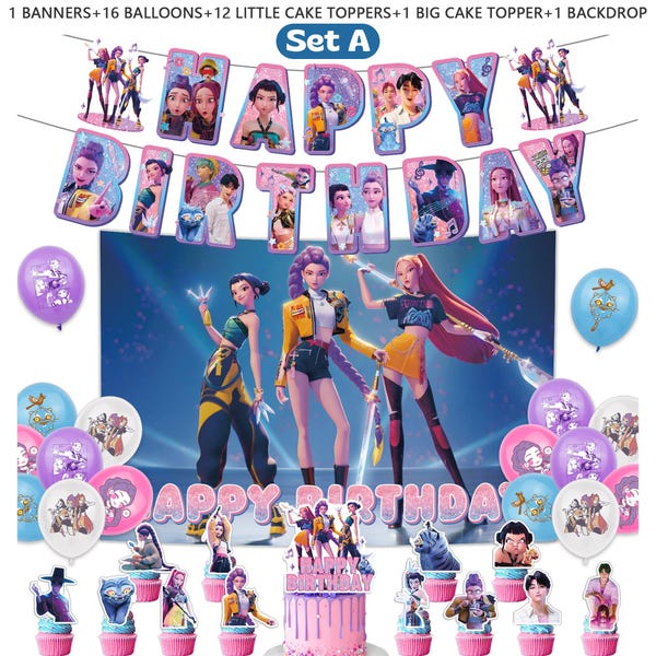 Kpop Demon Hunters Balloons - Etsy UK