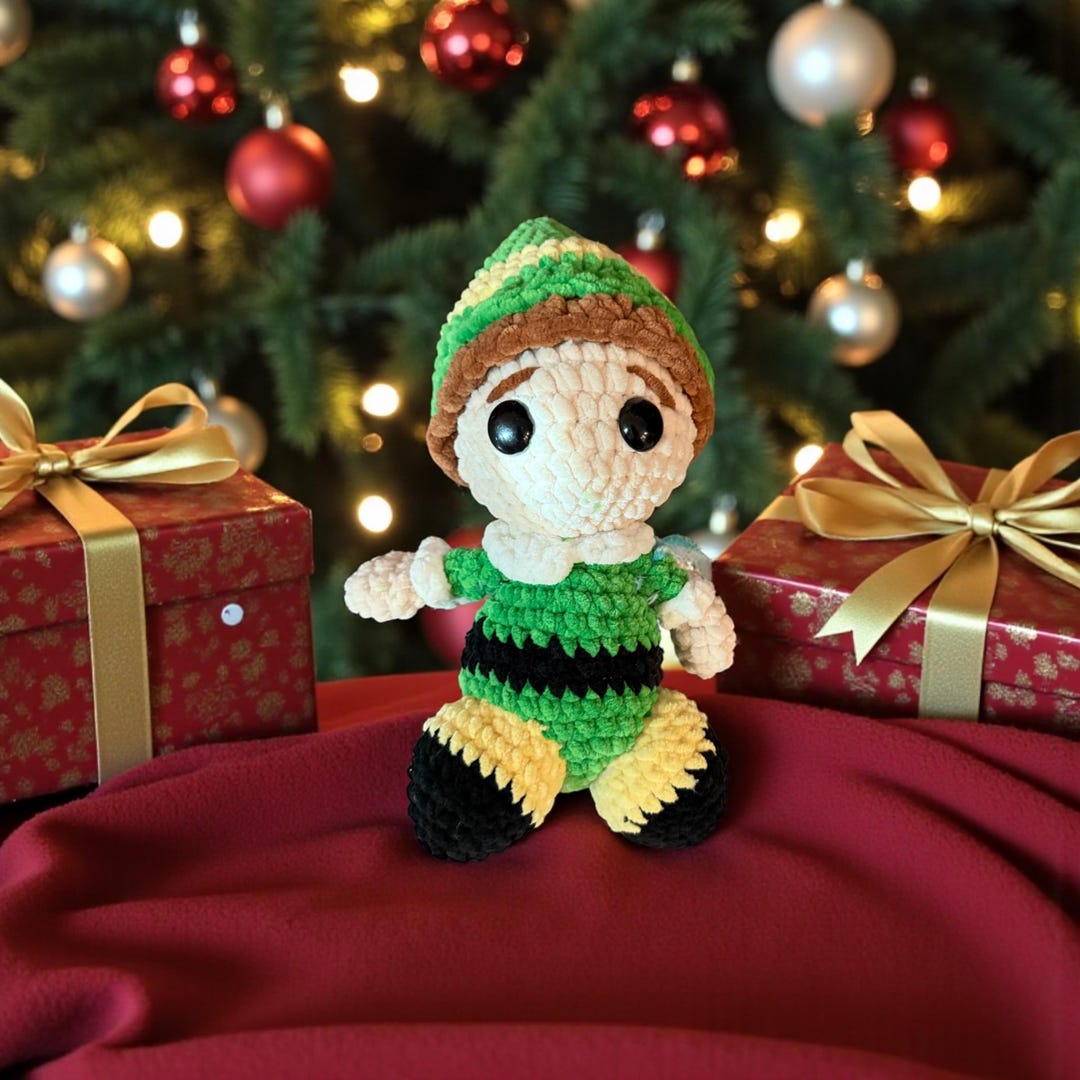 Elf Buddy Crochet Chunky Doll Friend - Etsy