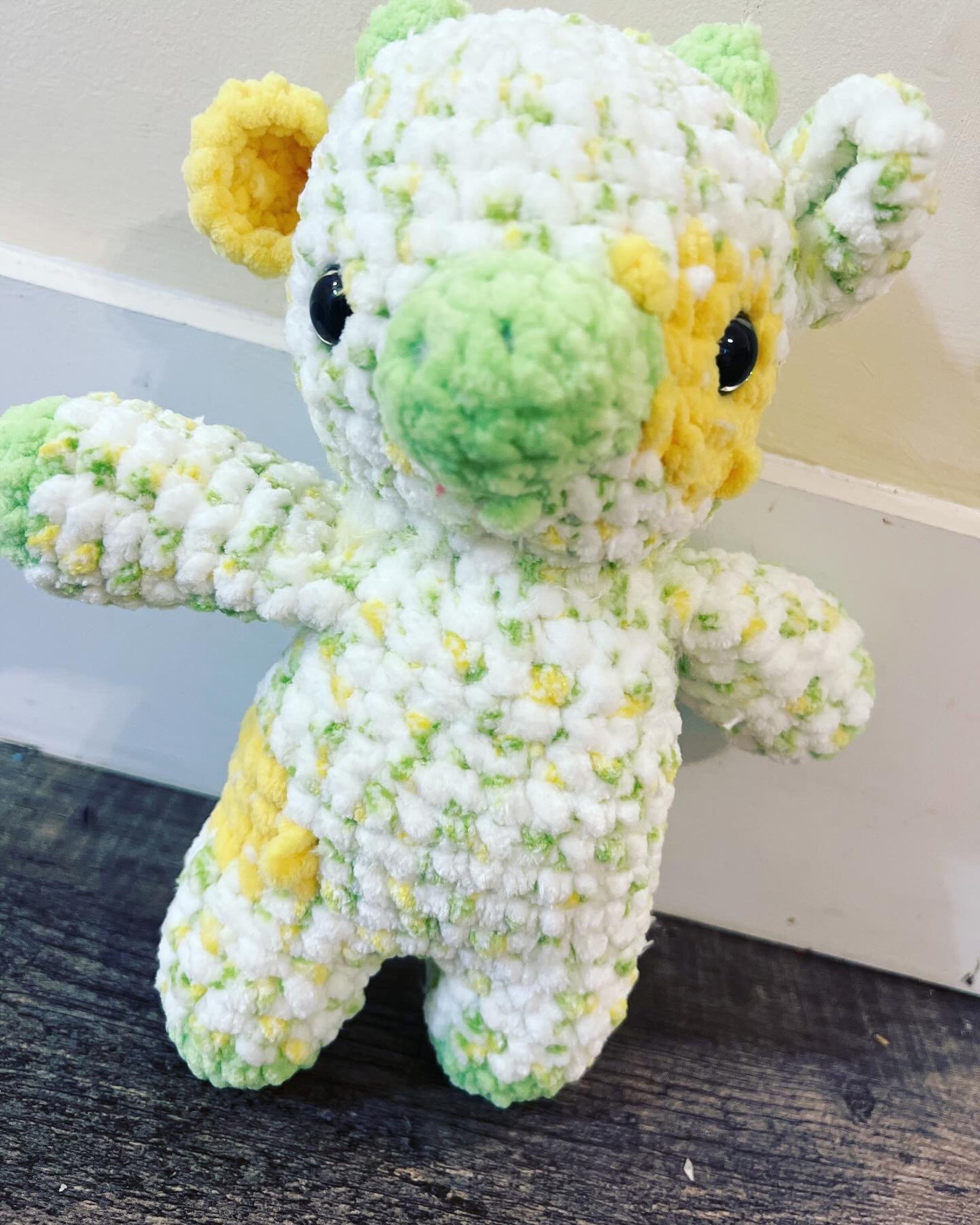 Bloom Spring Cow Crochet Plushie - Etsy