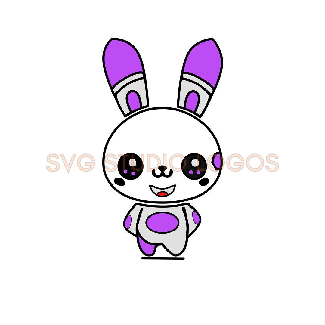 Cute Bunny SVG PNG Hand Drawn Bunny SVG - Etsy