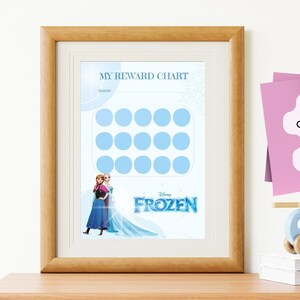 5 Reward Charts for Kids frozen - Etsy