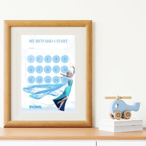 5 Reward Charts for Kids frozen - Etsy