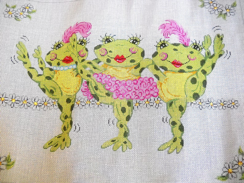 Patti Mann Designs Hand Painted Needlepoint Canvas Only 7220 Three ...