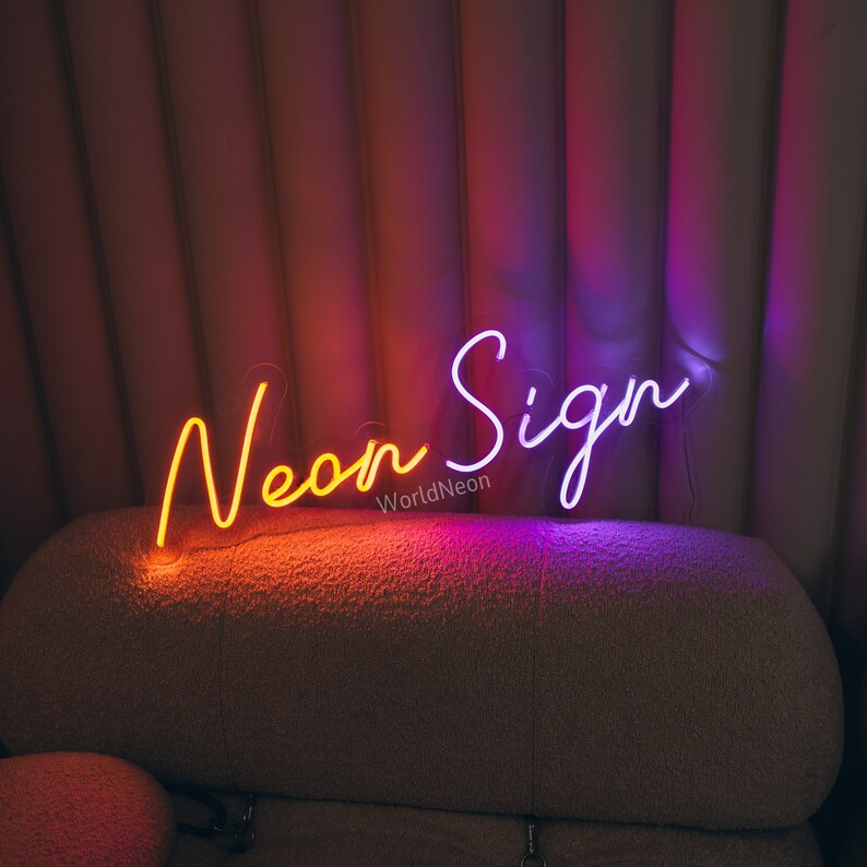 Custom Neon Sing, Led Neon Sign, Name Neon Signs, LED Neon Light Sign ...