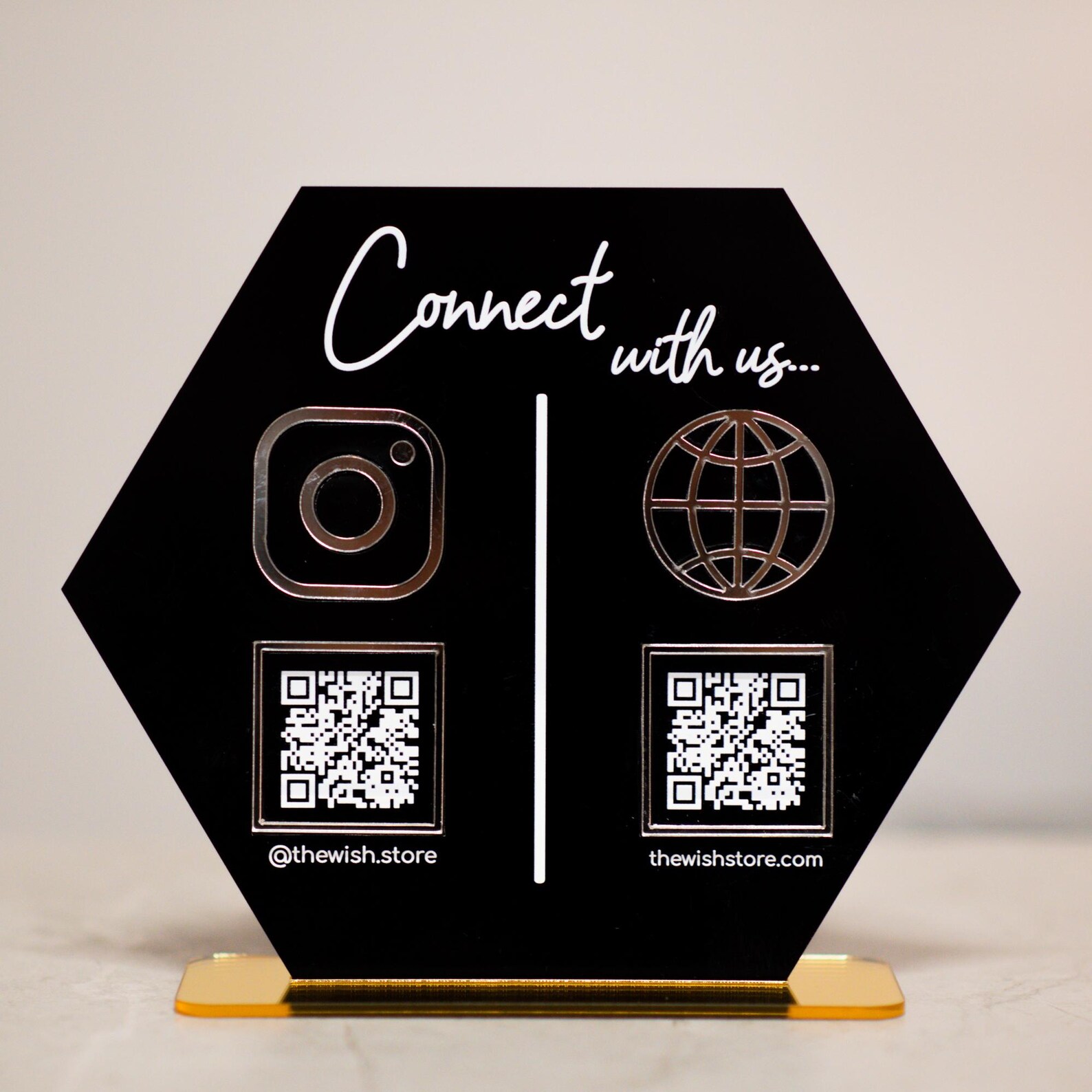 Custom QR Code Sign, QR Code Sign Business Social Media Sign, QR ...
