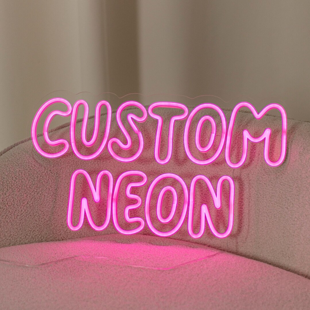 Custom Neon Sing, Led Neon Sign, Name Neon Signs, LED Neon Light Sign ...