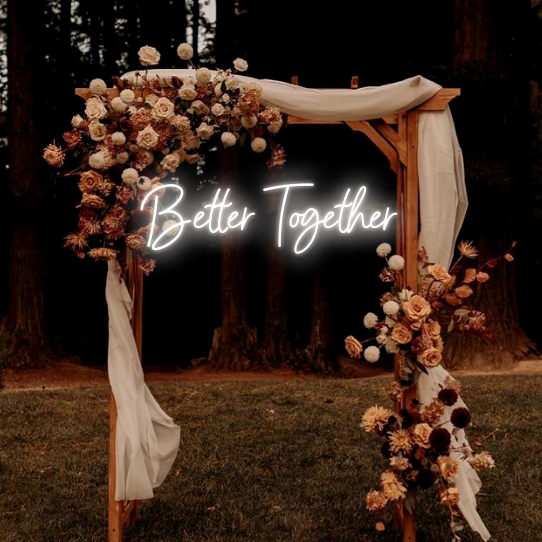 Better Together Neon Sign, Custom Name Neon Sign, Custom Neon Sign ...