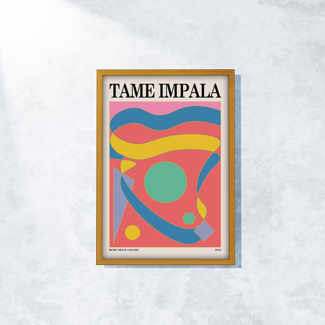 Tame Impala Art Print: Abstract Music Poster (digital Download) - Etsy