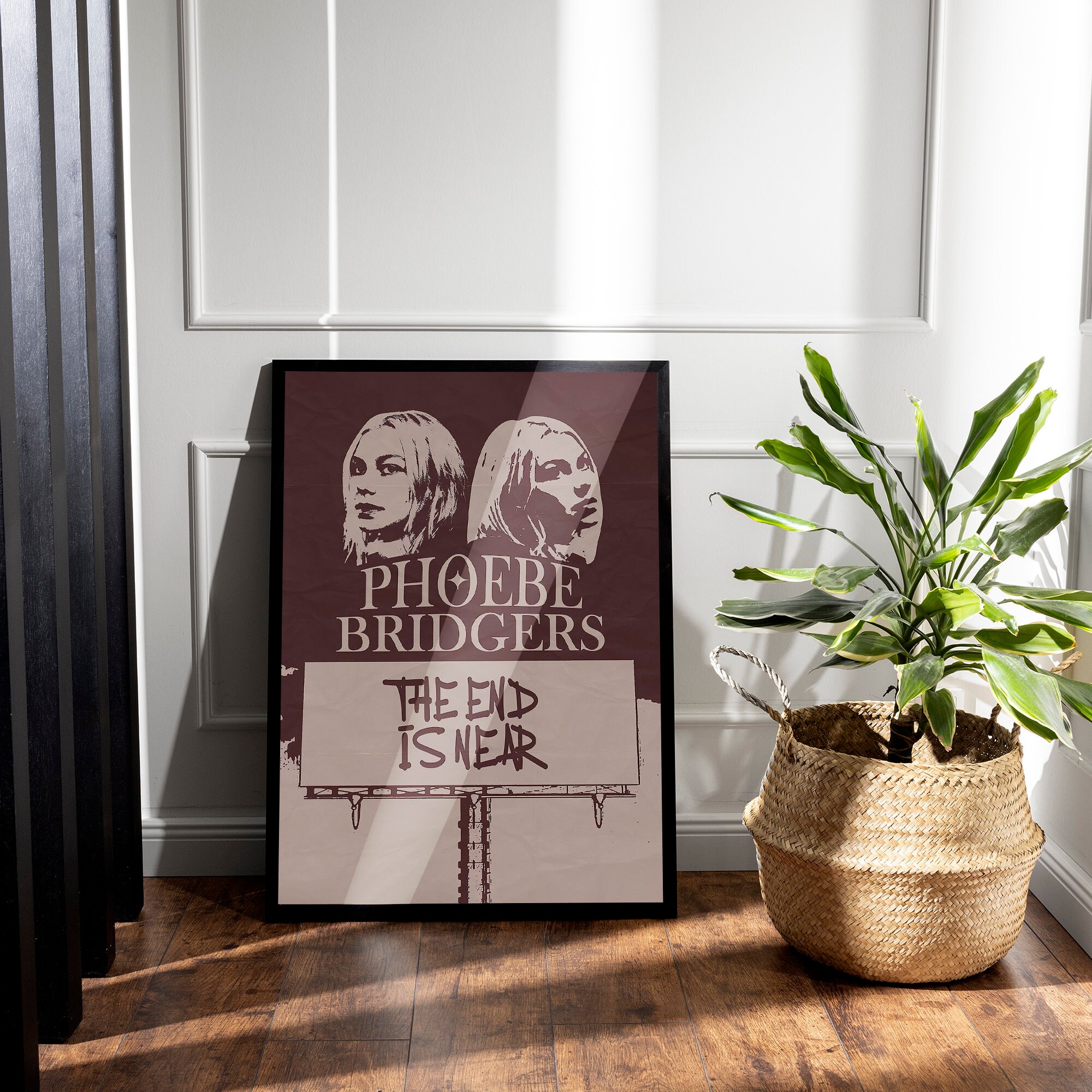Phoebe Bridgers Poster, Lyrics Wall Art, Music Graphic Art, Vintage ...
