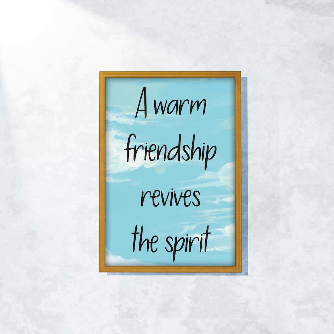 Friendship Quote Printable, A Friend is Someone Who Knows the Song in ...
