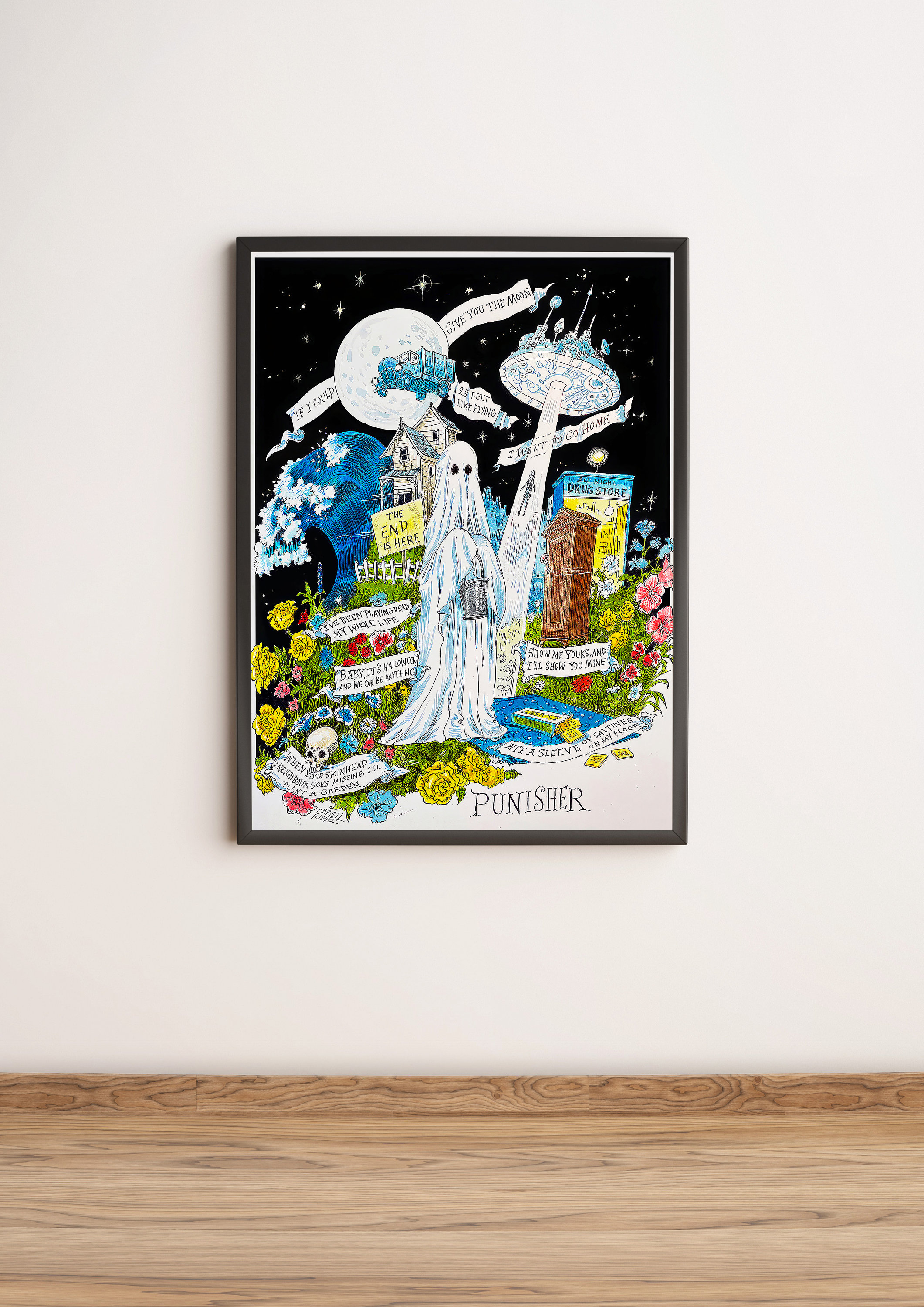 Phoebe Bridgers Poster, Phoebe Bridgers Reunion Tour 2022 Gig Poster ...