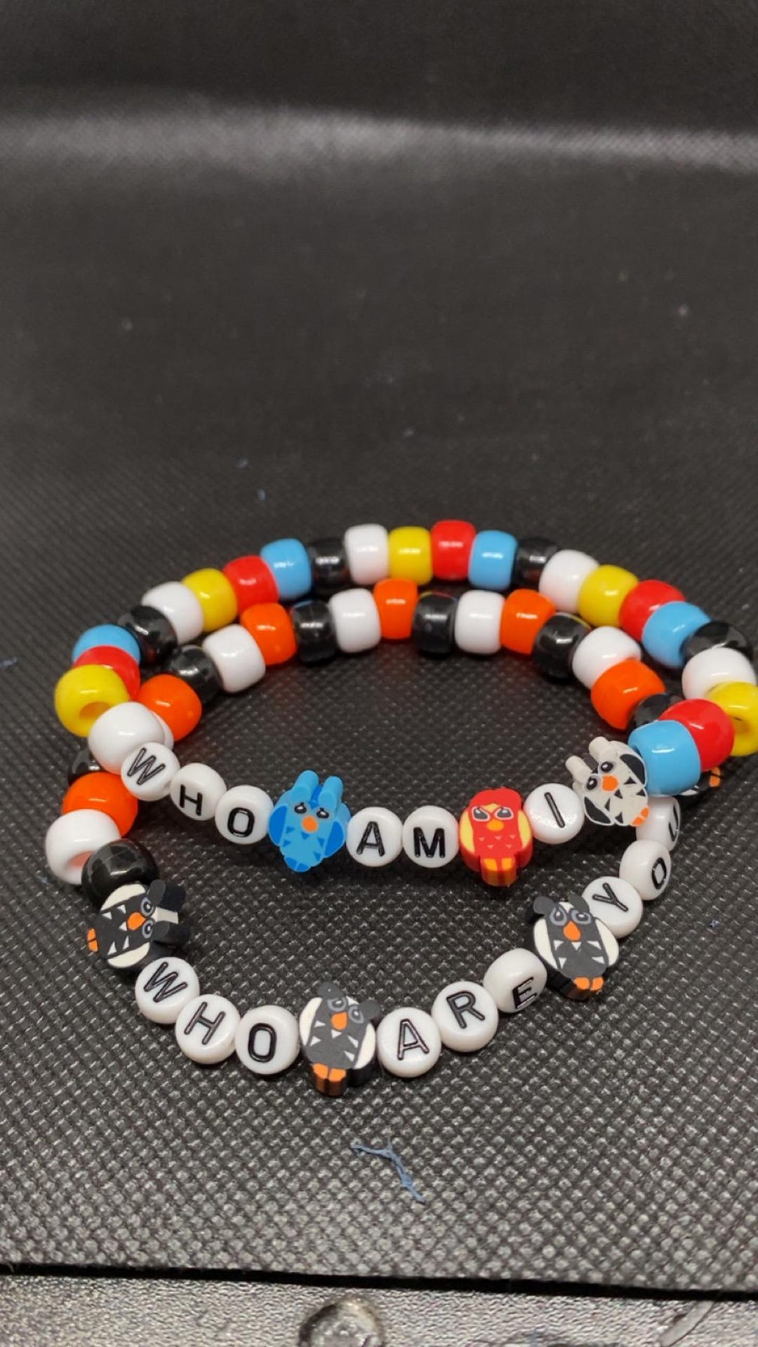 Who Are You / Who Am I Kandi Braclets - Etsy