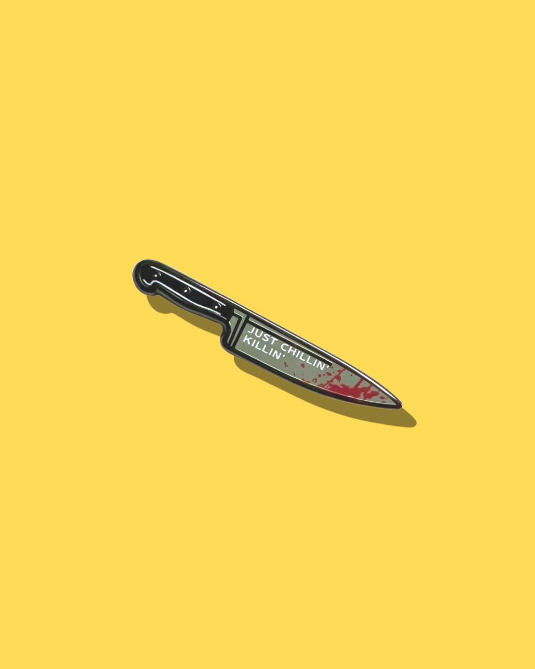Just Chillin Killin Scary Movie Scream Knife Enamel Pin - Etsy