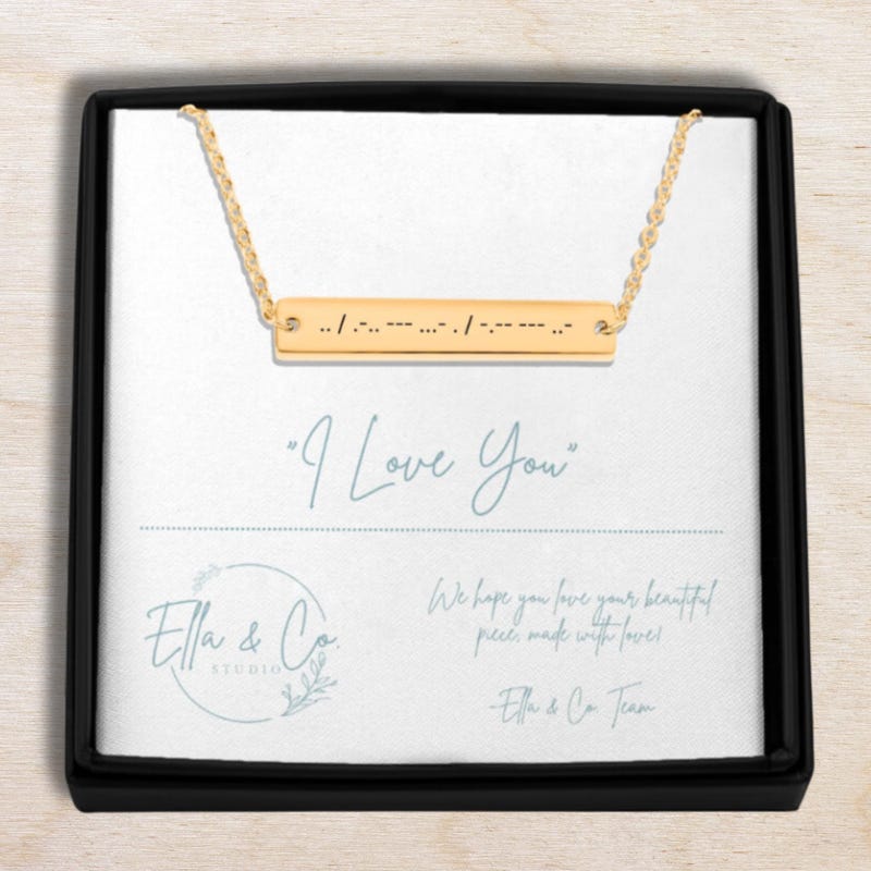 Secret I Love You Necklace - Etsy