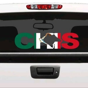 Chiapas Letters Decal Car Window Laptop Map Vinyl Sticker Mexico CHIS - Etsy