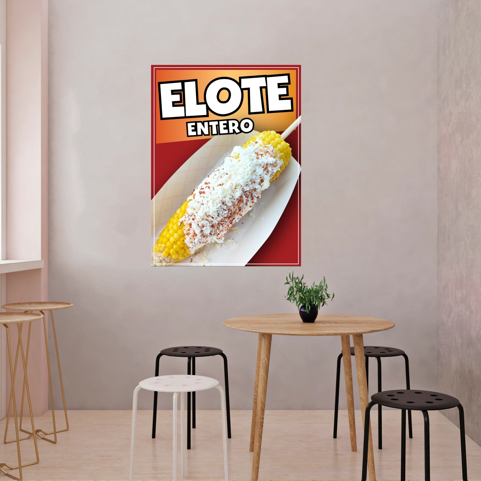 Elote Entero Sticker Window Sticker Mexican Food Truck Concession Vinyl ...