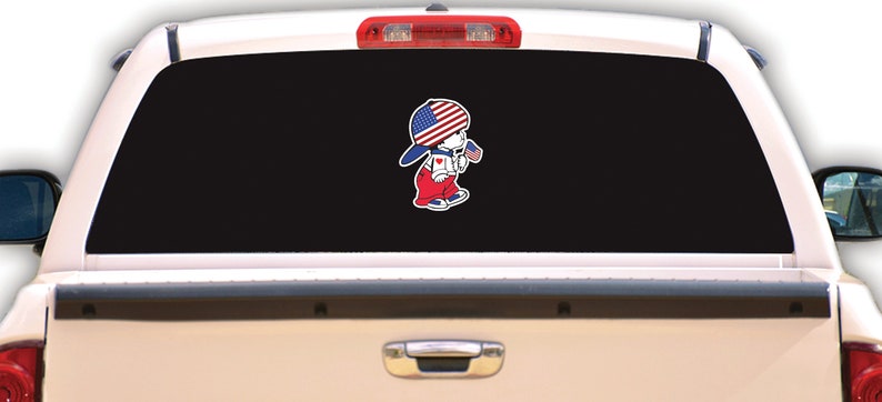 USA Boy Decal USA Flag Decal Car Window Vinyl Sticker American - Etsy