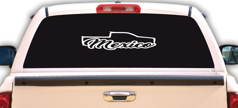 Mexico Decal Trokita Decal Car Window MEX Vinyl Sticker Mexico Trucking ...