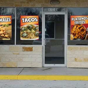 Platanos Fritos Sign Decal Window Sticker Truck Concession Vinyl ...