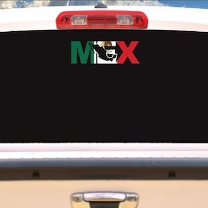 Mexico Letters Decal Car Window Laptop Map Vinyl Sticker Estado DF Mex ...