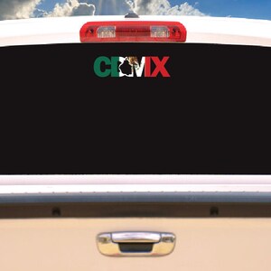 Ciudad De Mexico Letters Decal Car Window Laptop Map Vinyl Sticker ...