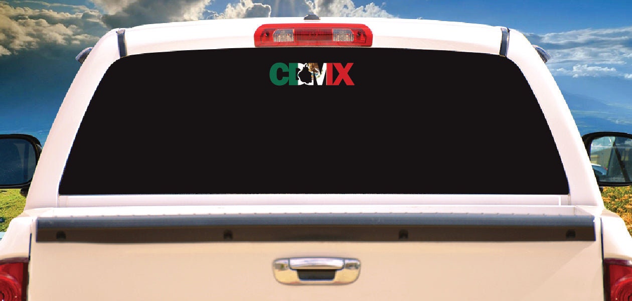 Ciudad De Mexico Letters Decal Car Window Laptop Map Vinyl Sticker ...