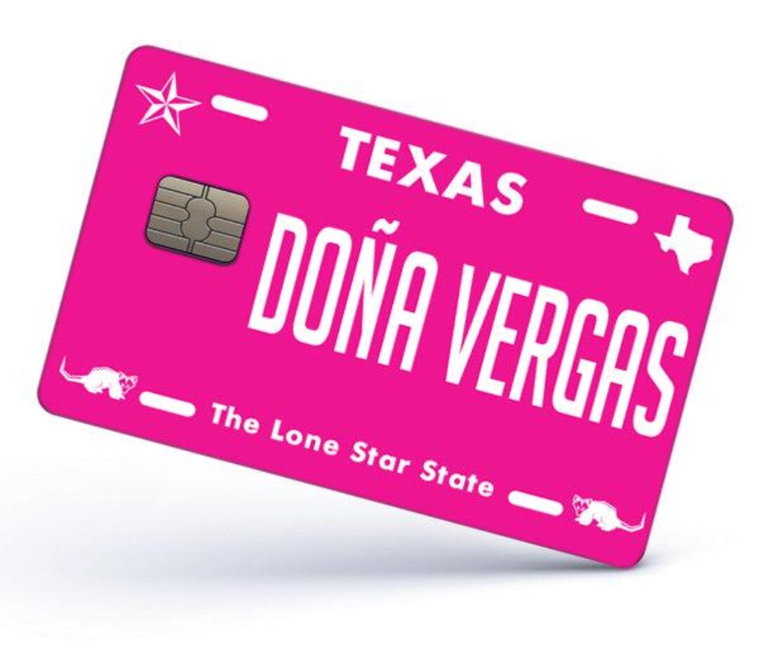 Dona Vergas Credit Card Skin Cover Vinyl Stickers (4 Pack) - Texas Doña ...
