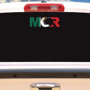 Morelos Letters Decal Car Window Laptop Map Vinyl Sticker Estado DF MOR ...