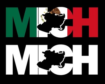 Michoacan, Mexico, Mexican State Decal, Michoacan State Decal, Estado ...
