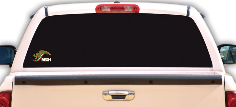 MICH Mexico Escudo Can Window Vinyl Sticker. Decal Gobierno Eagle ...